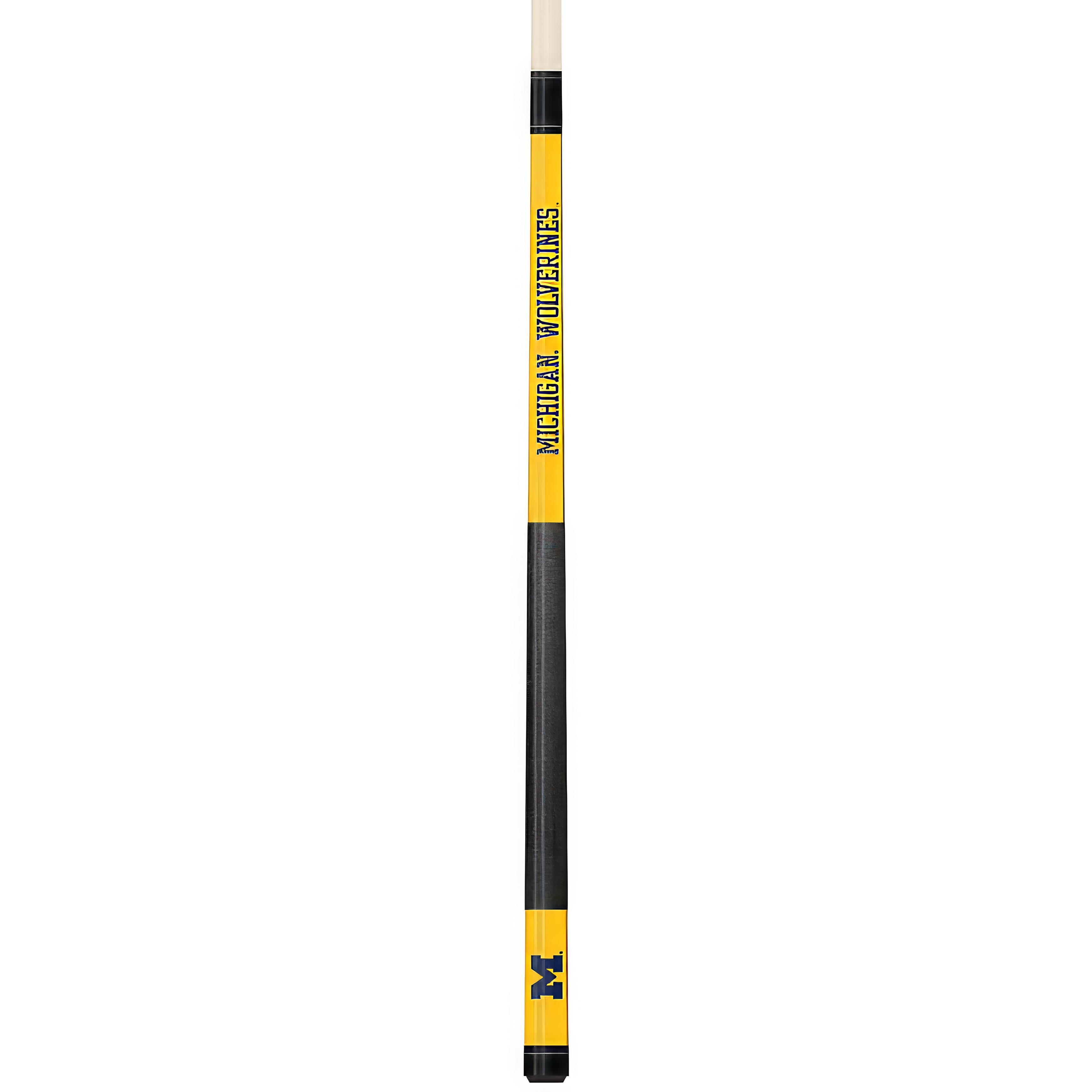 Michigan Wolverines Colored Engraved Pool Cue
