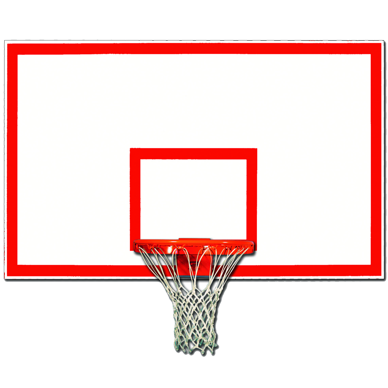 Gared 42 x 72 Inch Fiberglass Rectangular Backboard