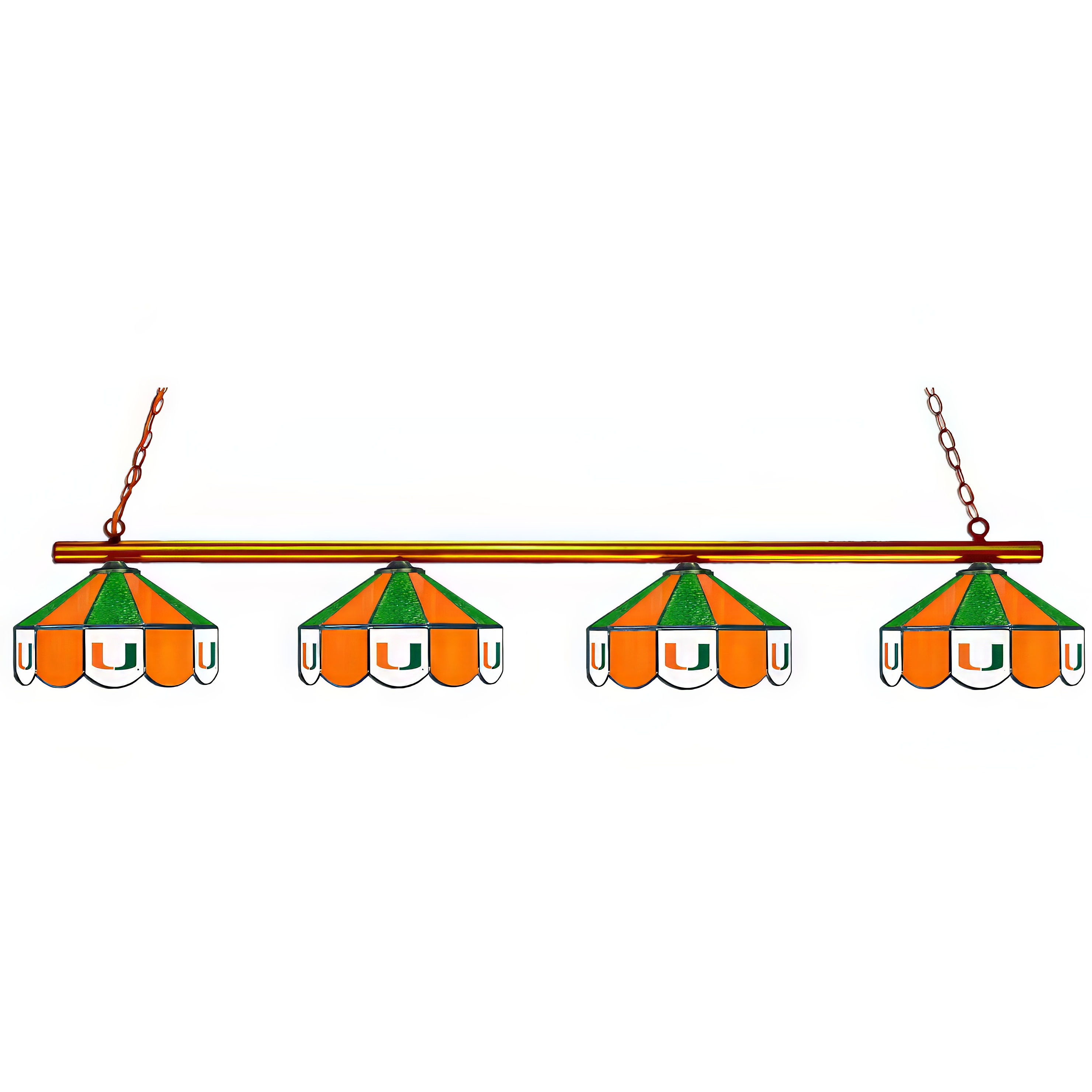 Miami Hurricanes 4-Light Game Table Light