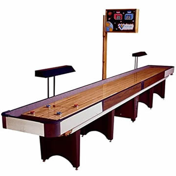 Coin Operated Shuffleboard Tables