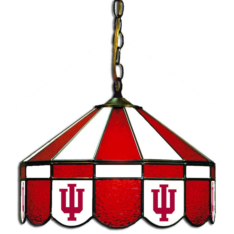 Indiana Hoosiers 16 Inch Swag Hanging Lamp